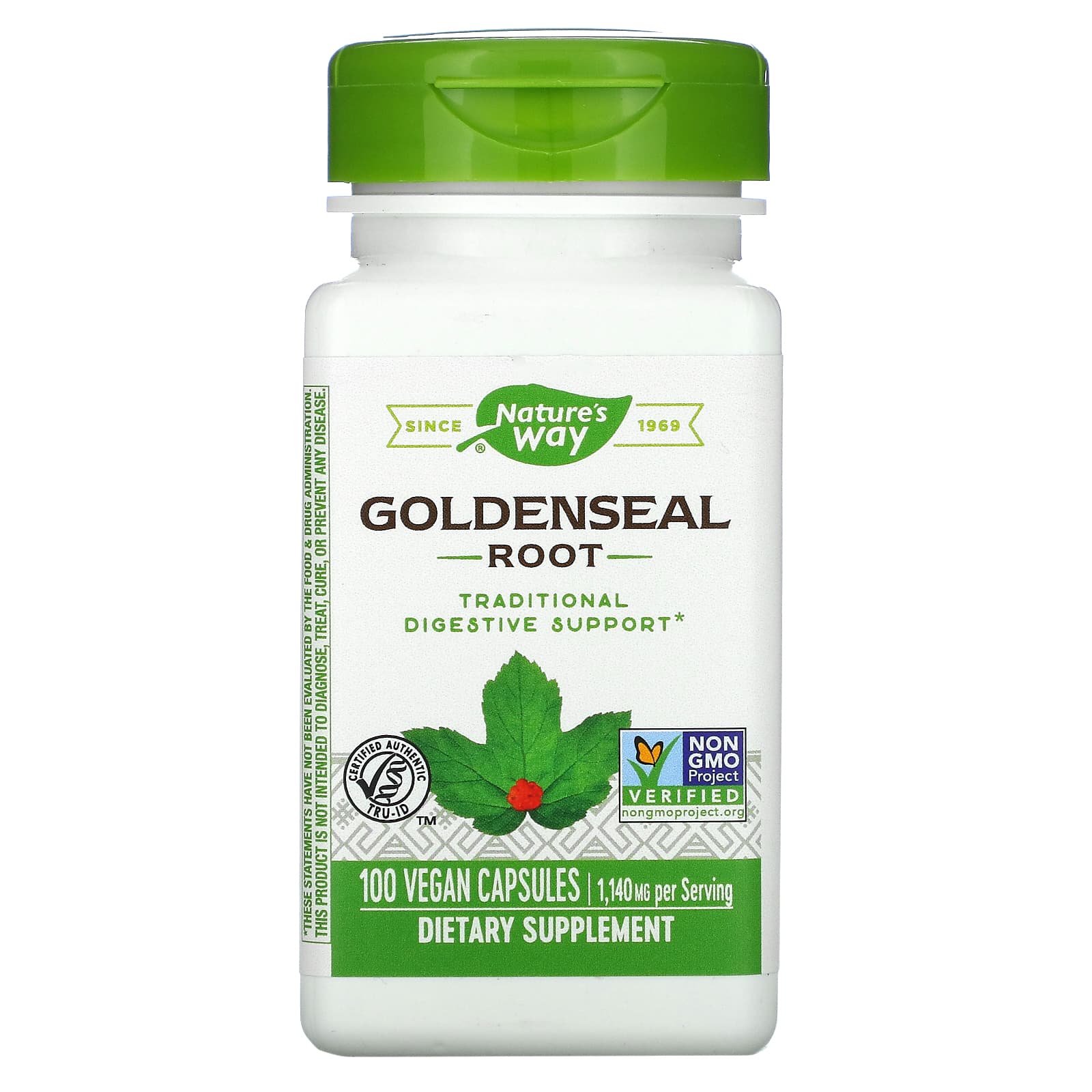 Nature's Way Goldenseal Root 570mg - 100 Capsules – Pure Nature ...