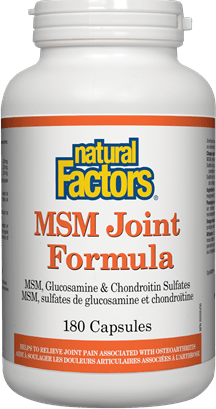 Natural Factors MSM Joint Formula - 180 Capsules – Pure Nature ...
