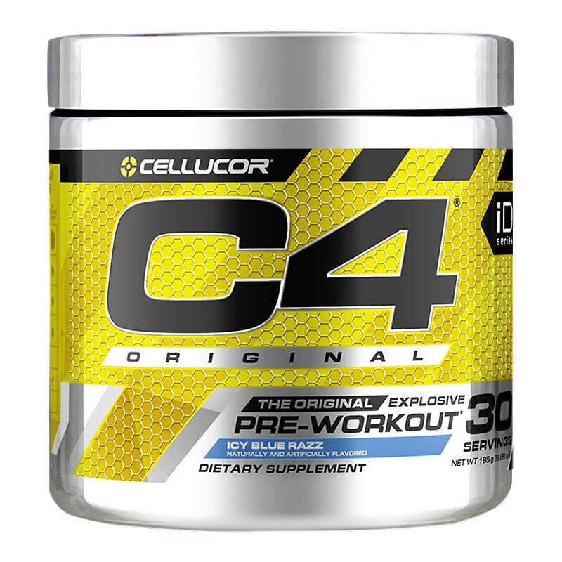 Cellucor C4 Pre-Workout Powder 30 Servings – Icy Blue Raspberry – Pure ...