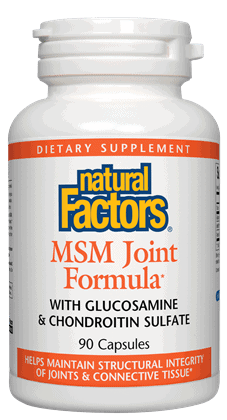 Natural Factors MSM Joint Formula - 240 cap – Pure Nature Nutrition Centers