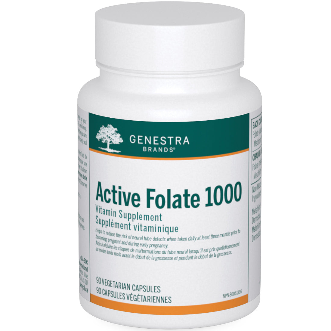 Genestra Active Folate 1000mcg 90 VegCaps – Pure Nature Nutrition Centers