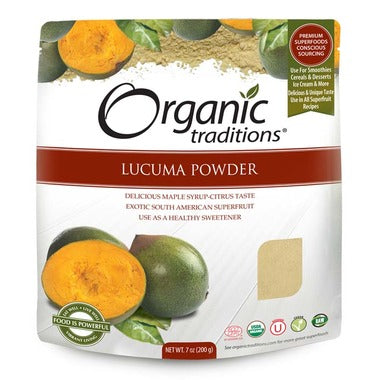 Organic Traditions Lucuma Powder 200g – Pure Nature Nutrition Centers