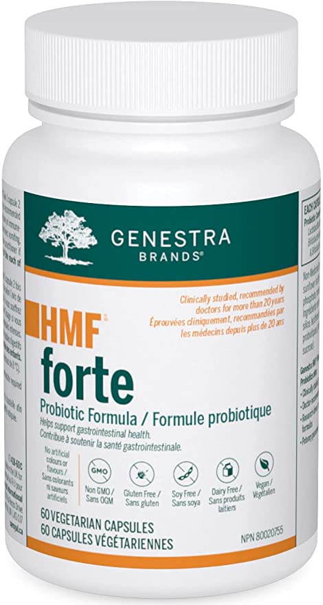 Genestra HMF Forte Probiotic - 60 Veg Capsules – Pure Nature Nutrition ...