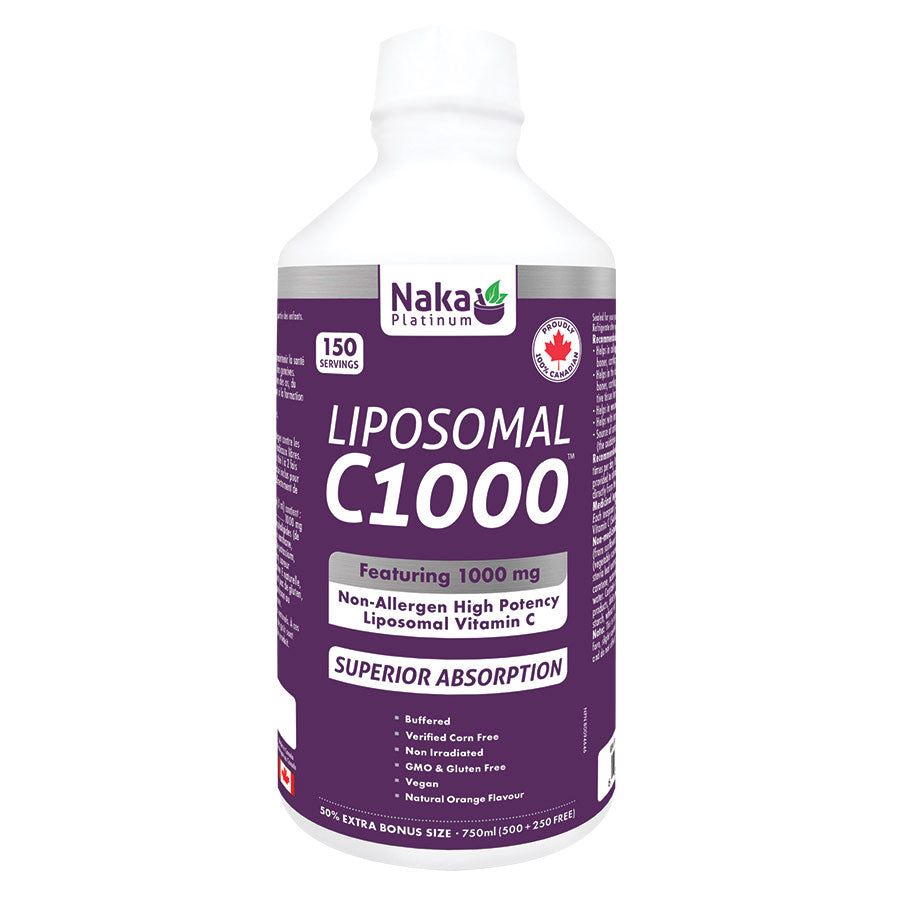 Naka Platinum Liposomal C1000 750ml – Pure Nature Nutrition Centers