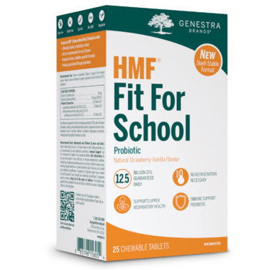GENESTRA HMF FIT FOR SCHOOL (SHELF STABLE) 25 CHEWABLES – Pure Nature ...